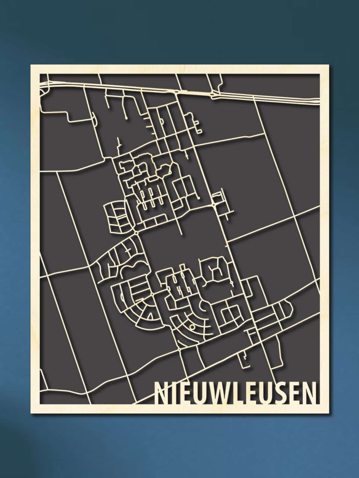 Citymap Nieuwleusen Kopen? Hout-Kado.nl